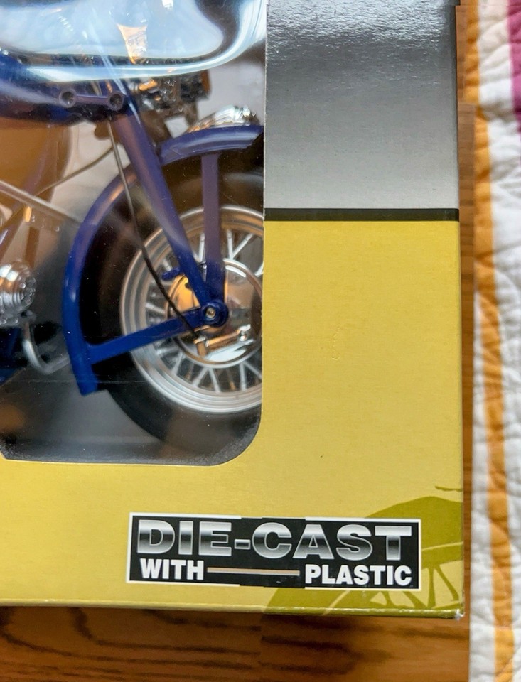 Vintage 1998 Indian Chief Motorcycle Model 1.6 Scale New Ray SEALED ...