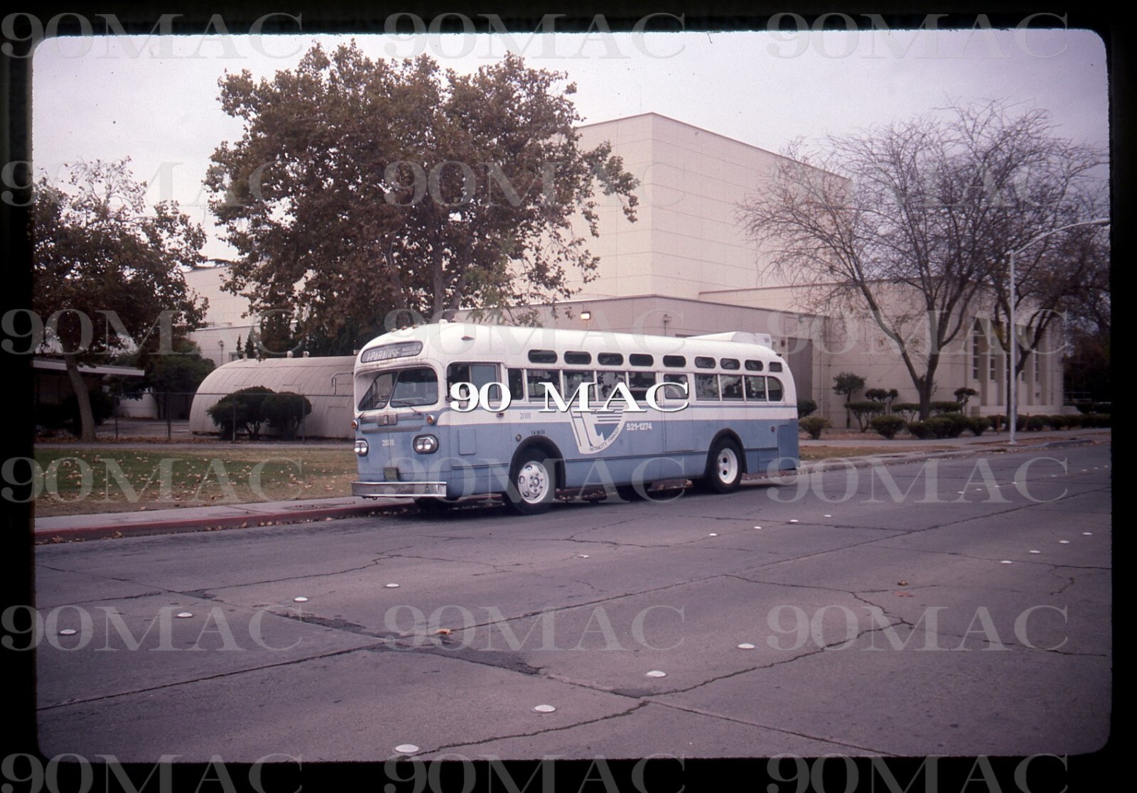 INTRACITY TRANSIT. GM COACH BUS #20118. Modesto (CA). Original Slide ...