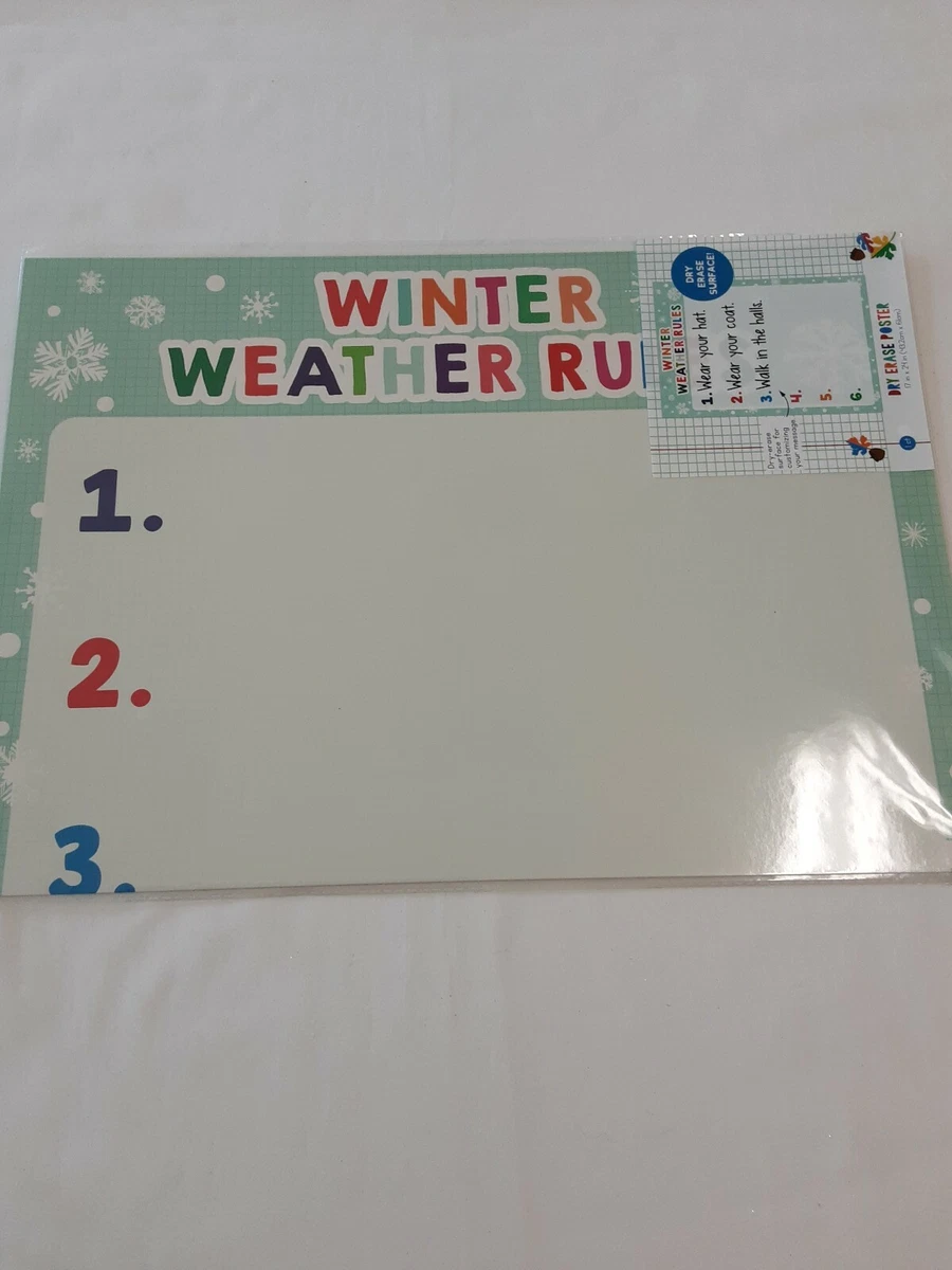 Dry Erase Poster Board