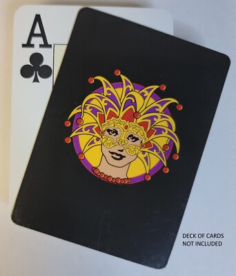 Premium Poker Size The Big Easy Black Cut Card Dealer Stiff Flexible ...
