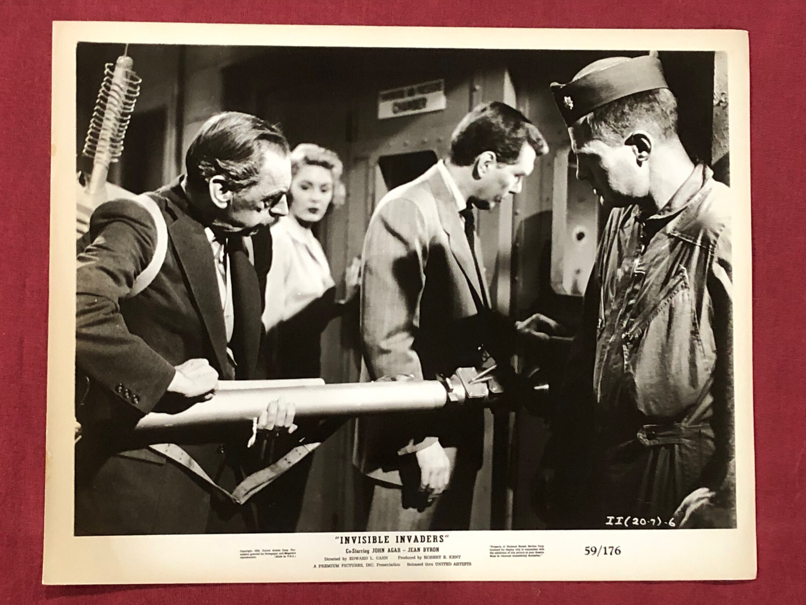 INVISIBLE INVADERS MOVIE PHOTO STILL 1959 JOHN AGAR PHILIP TONGE | eBay