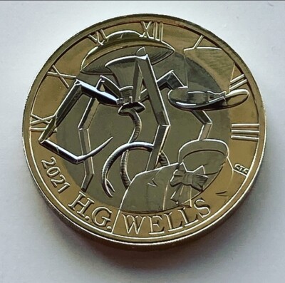 2021 HG Wells £2 Coin | eBay