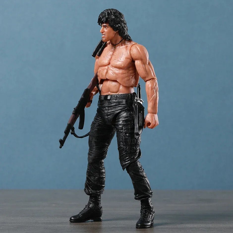 Rambo SDCC 2025 Force Of Freedom Action Figure Doll Handmade Model Toy ...