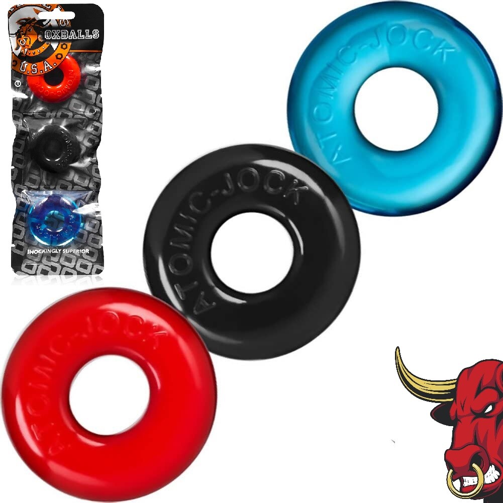 Oxballs Ringer Donut Cock Rings Set ATOMIC JOCK Sex Toys for Men ...