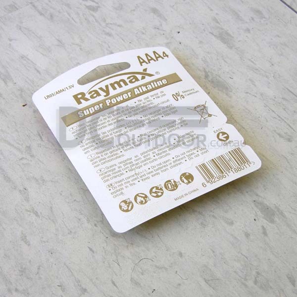 Raymax® 1.5V Super Alkaline AA / AAA Battery - 4 PCS PACK | eBay