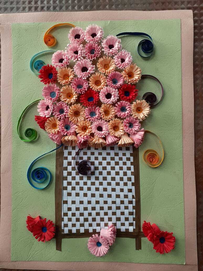 Paper Quilling Flower Frames
