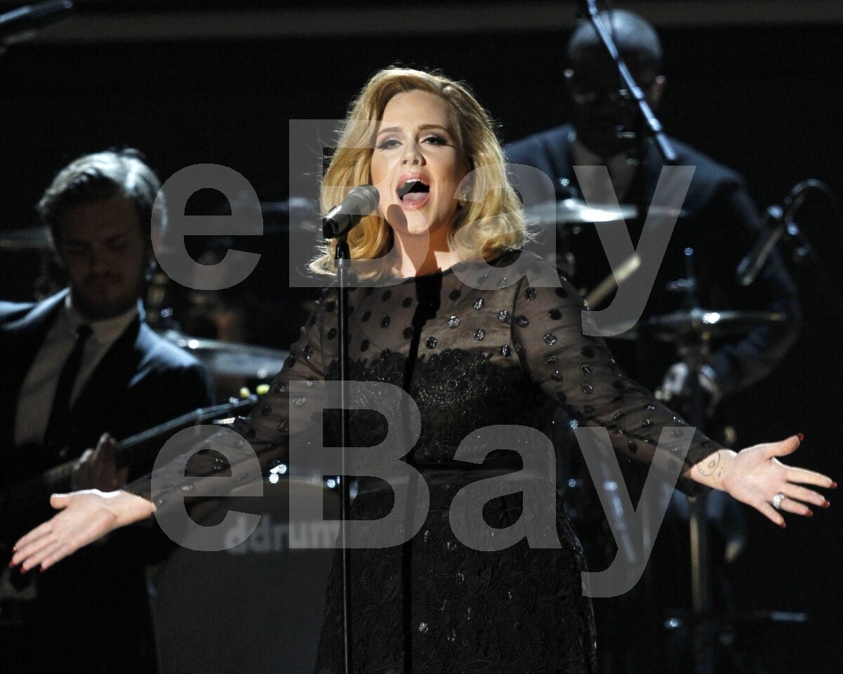 Adele "Singer Live" 10x8 Photo | eBay