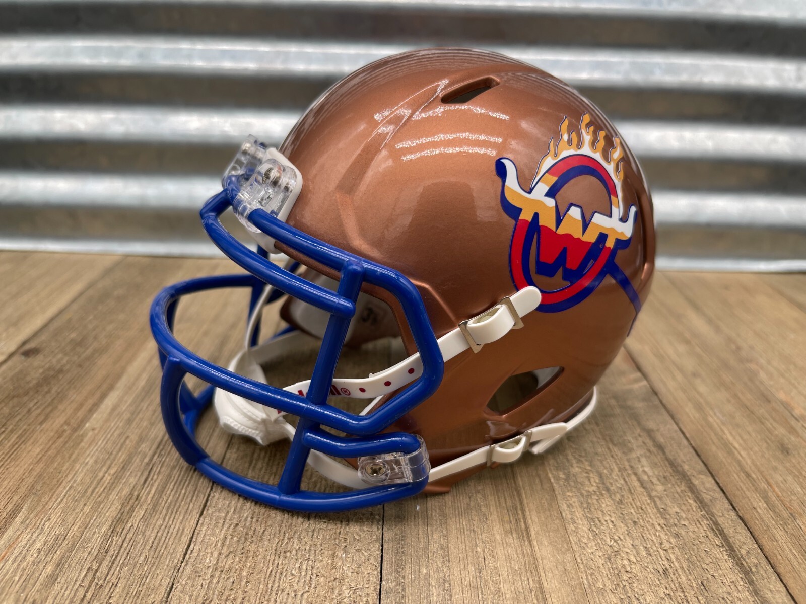 1983-1984 USFL Arizona Wranglers Speed Mini Helmet | eBay