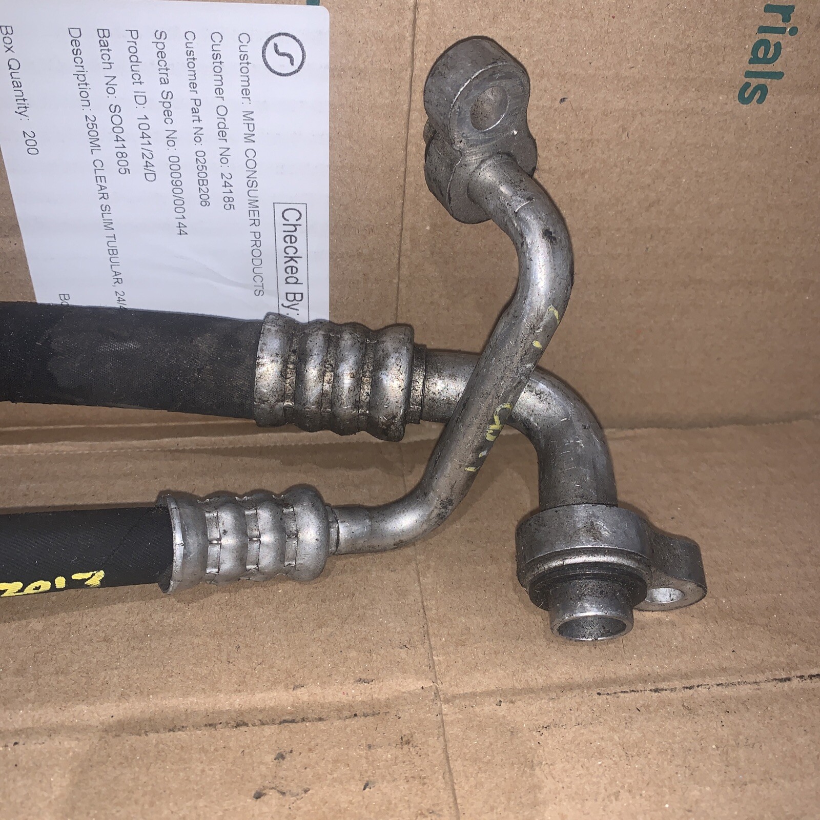 VAUXHALL INSIGNIA 2.0 AC AIR CONDIOTINING PIPE HOSE 2.0 DIESEL 13220107 ...