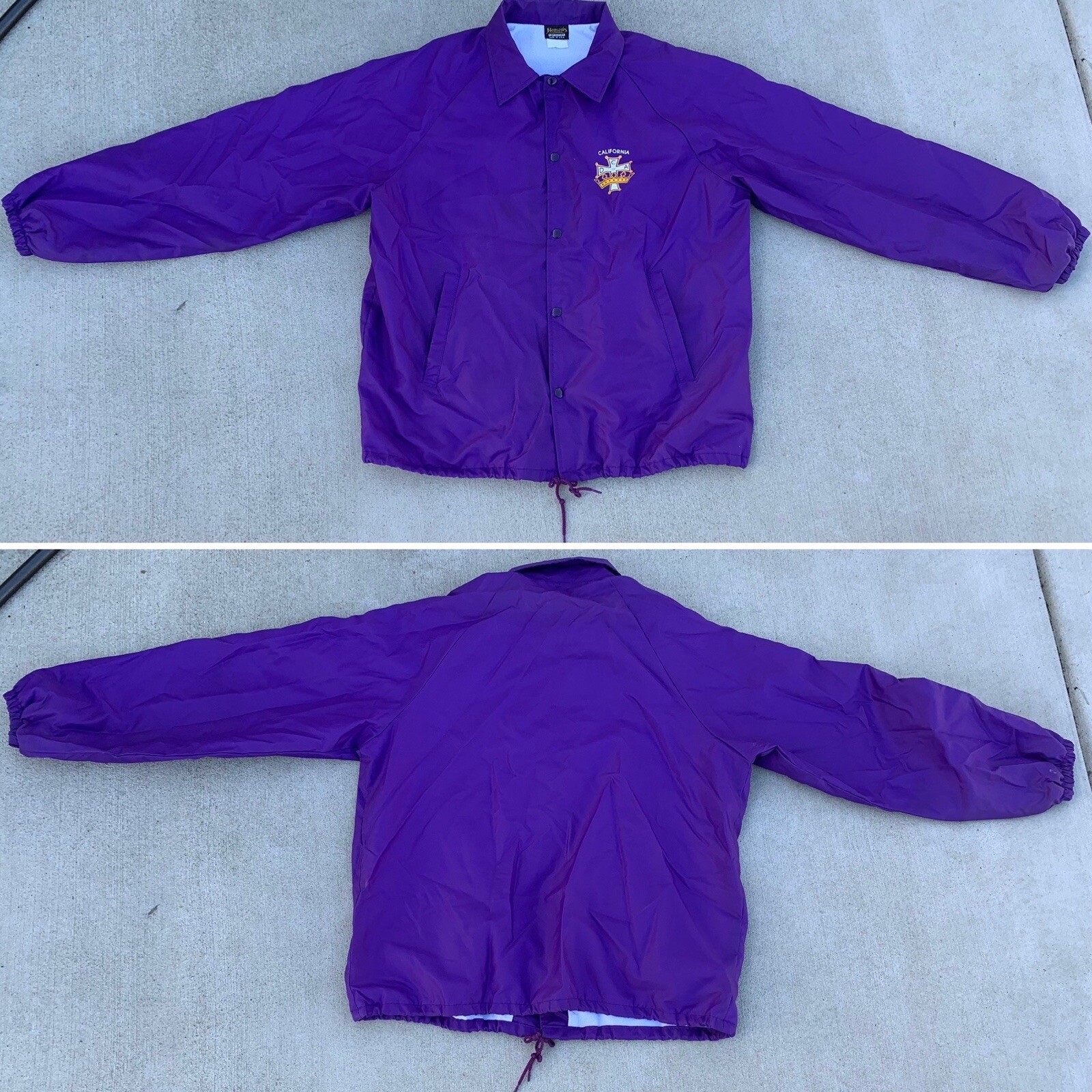 Vintage California C D of A Windbreaker Jacket Catholic Daughters America XL XXL | eBay