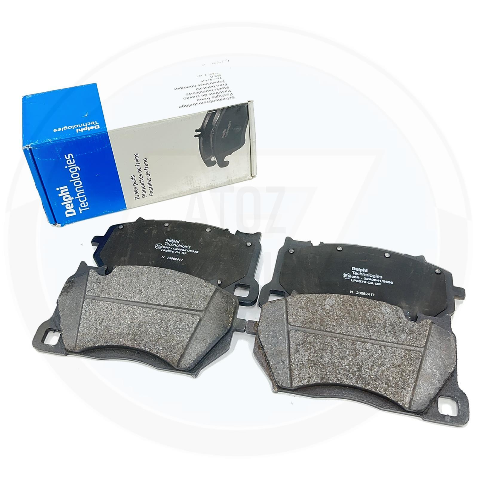 FOR AUDI RS6 RS7 RSQ8 DELPHI FRONT BRAKE PADS & WEAR SENSOR WIRE ...