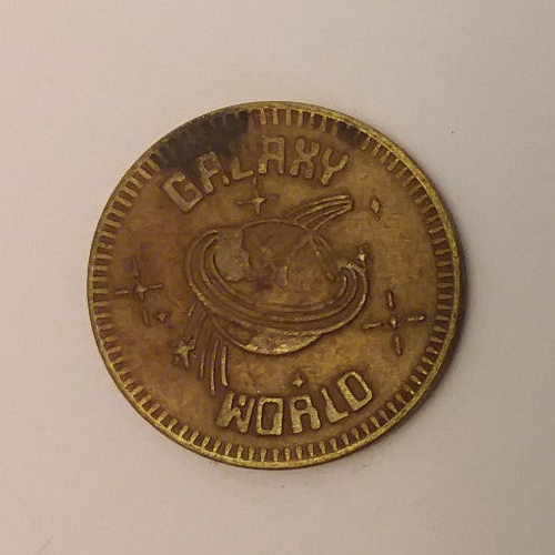 Vintage Galaxy World Arcade Gala Lanes Carol Stream, IL Game Token | eBay