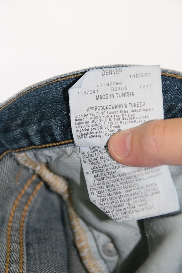 Lee denver Bootcut (Code Y1543) Tg.47 W33 L36 Jeans Taille Haute D ...