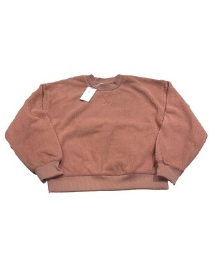 Women's Fleece Sweatshirt - Universal Thread Mauve Brown XS | eBay