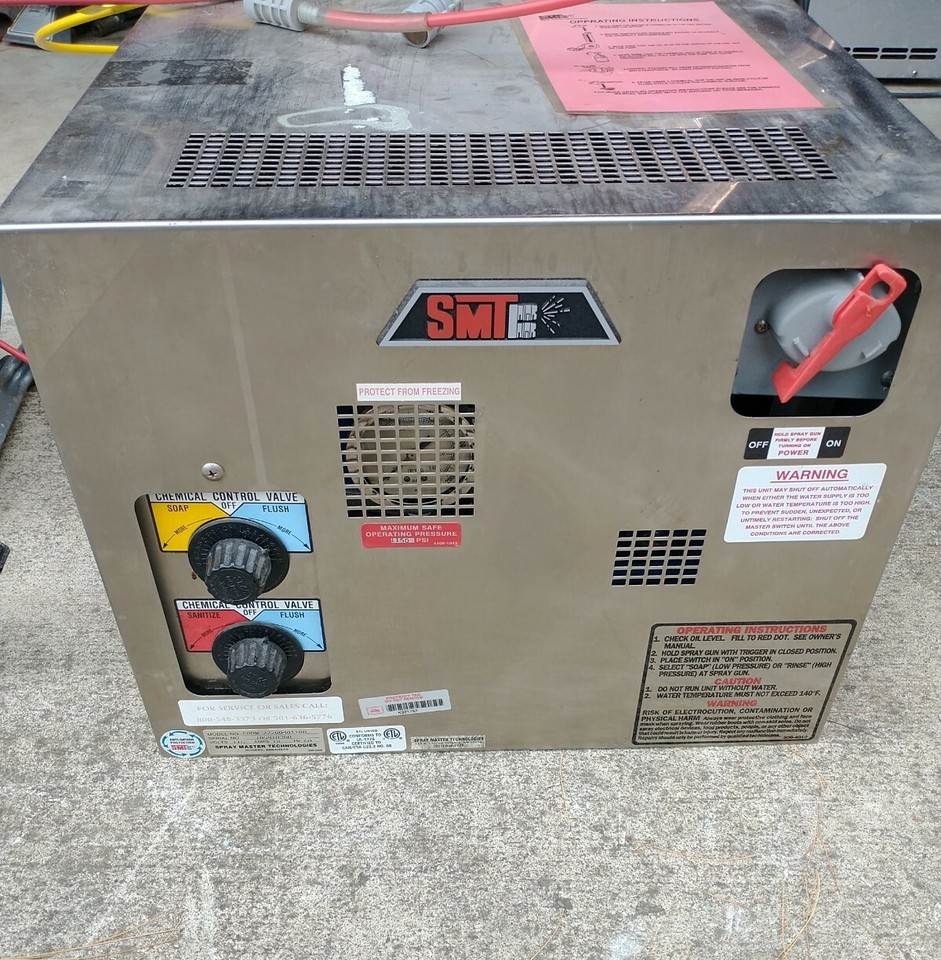 Spray Master Technologies SMT-600W W/ Hose, Reel and Wall Mount Bracket ...