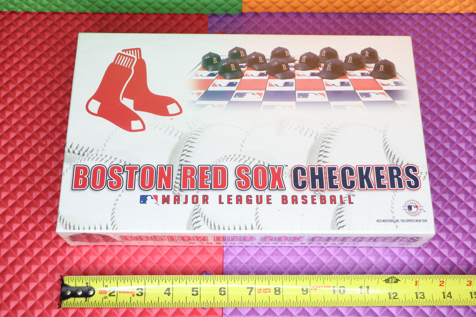 2010 Boston Red Sox Checkers MLB Genuine Major League Baseball Board ...