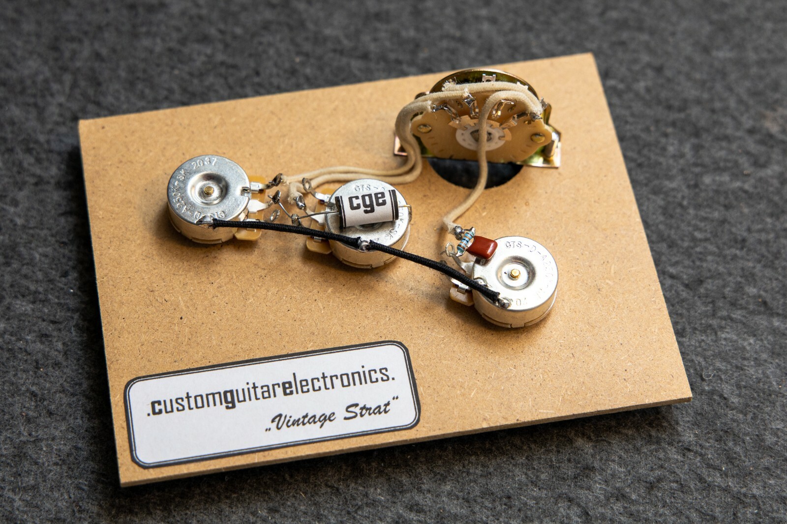 CUSTOM "Strat" Wiring "prewired kit" US/Mex - Schaltung für E-Gitarren ...
