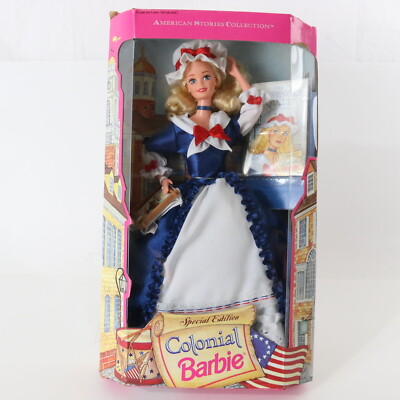 Colonial Barbie Doll American Stories Special Edition Mattel 1994 12578 ...