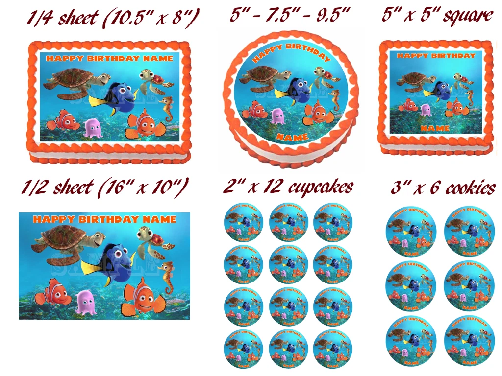 Finding Nemo Cupcake Cake