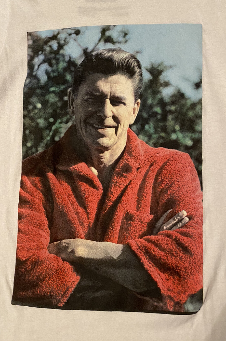 PRESIDENT RONALD REAGAN PHOTOGRAPH SMALL WHITE GRAPHI… - Gem