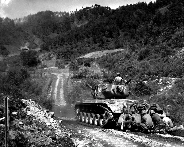 Cool Military Tank Behind