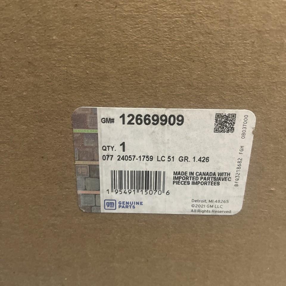 Genuine GM 12669909 Engine Lower Oil pan 15-20 Chevrolet Silverado ...