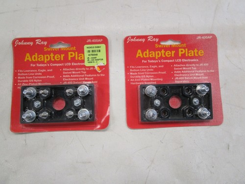 JOHNNY RAY SWIVEL MOUNT ADAPTER PLATE PAIR (2) JR-400AP MARINE BOAT | eBay