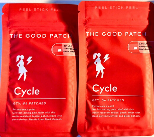 The Good Patch (2 Packs) CYCLE Plant Patches RELIEF Menthol Black Cohosh NIP Lot | eBay