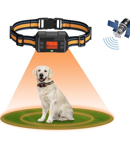 GPS Wireless Fence System Medium Large Dog Containment Waterproof ...