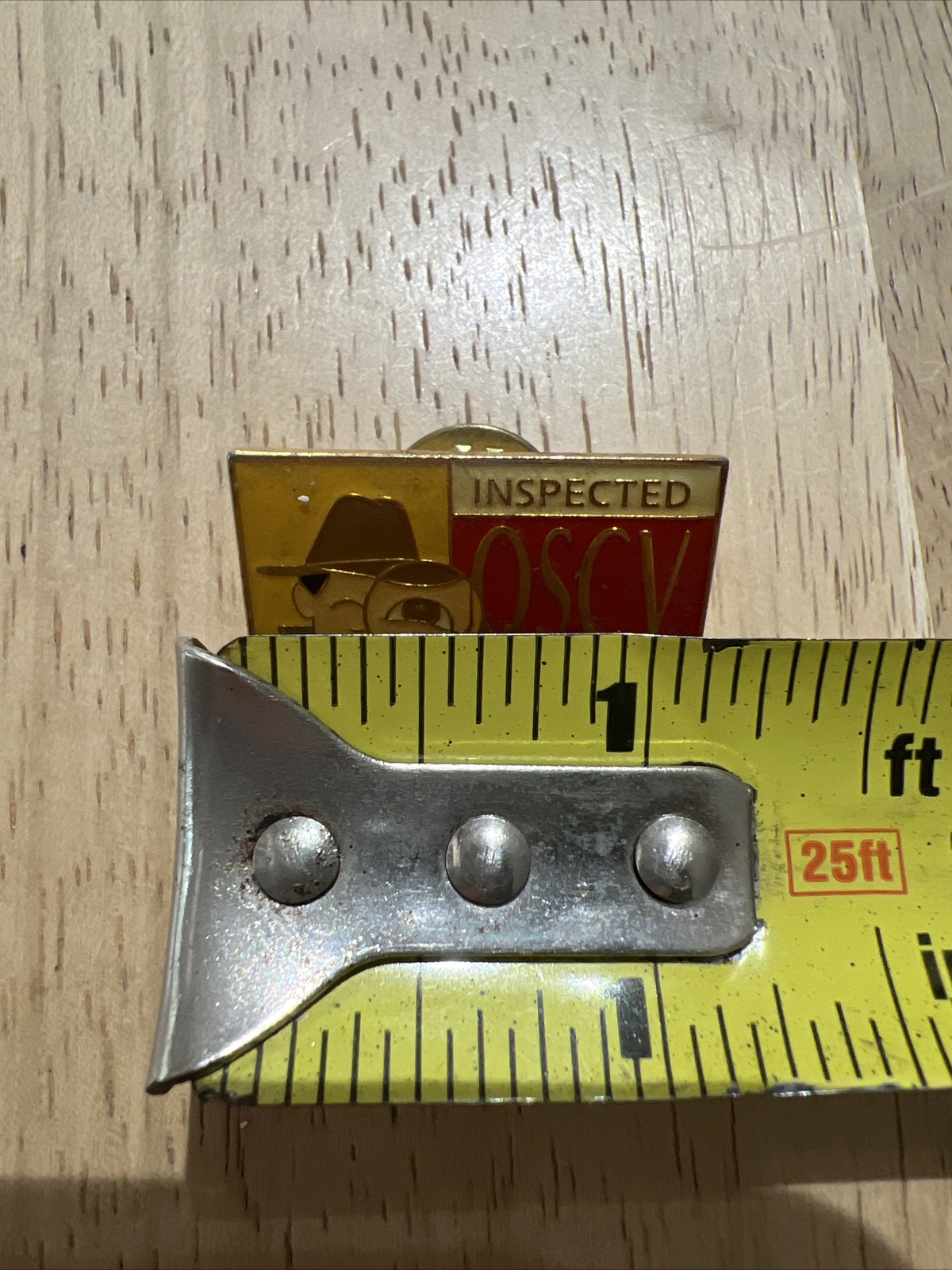 McDonald's Employee Inspected QSCV Approved Pin Back | eBay