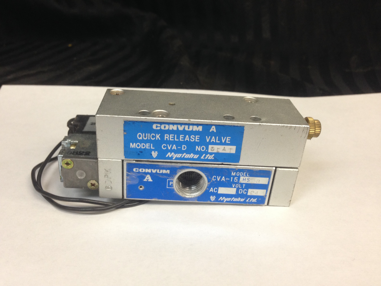 Convum A CVA-15HS with CVA-D 5KDT Vacuum Release Valve | eBay