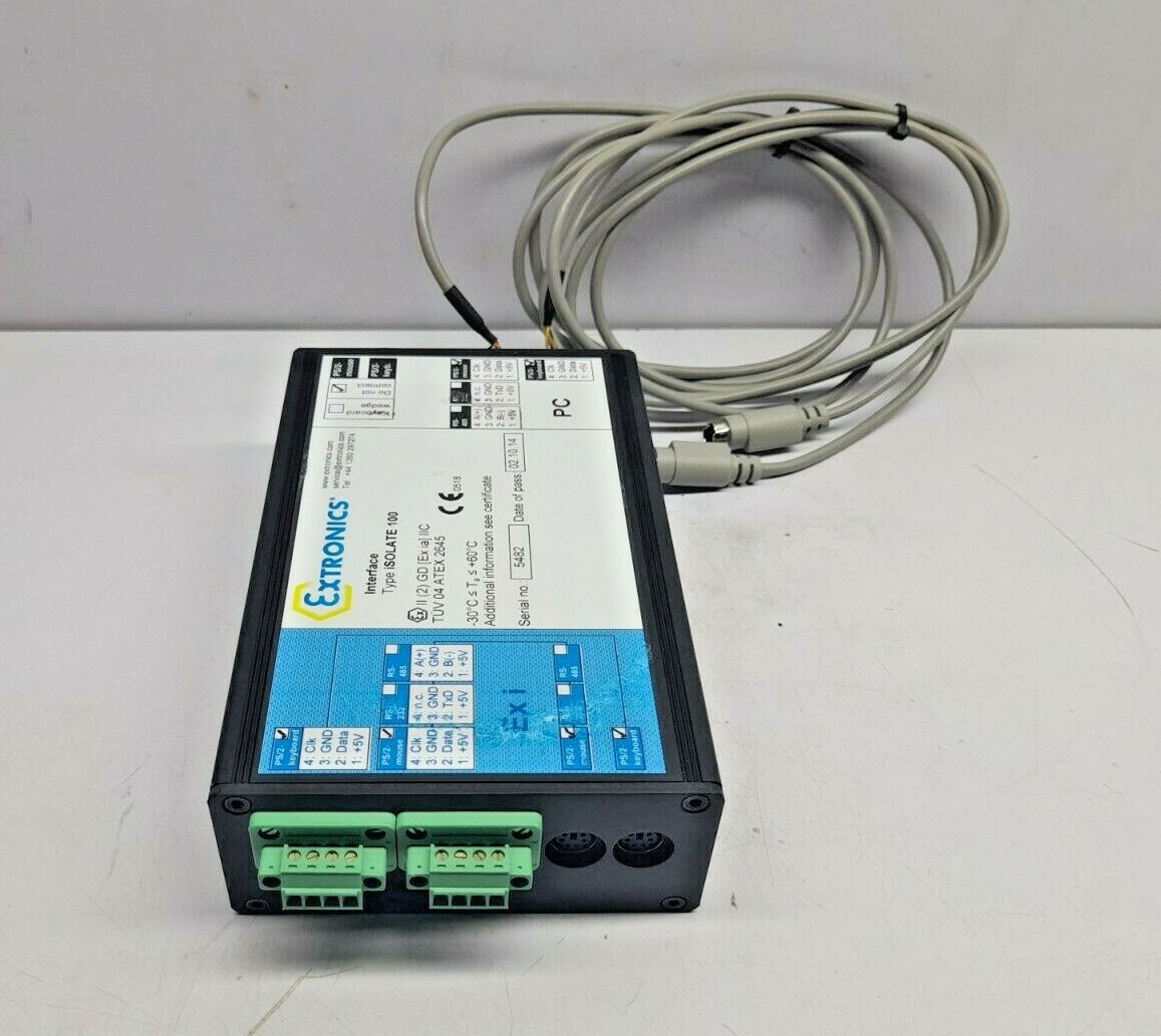 Extronics Interface Isolate 100 Intrinsically Safe PS2 interface NOV ...