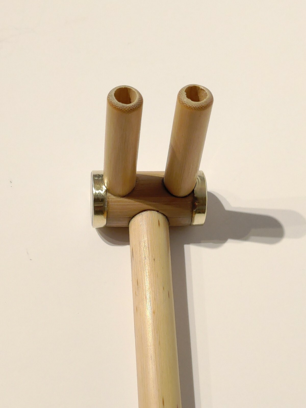 Rape pipe (Rapé) shamanic native indigenous applicator. Double action ...