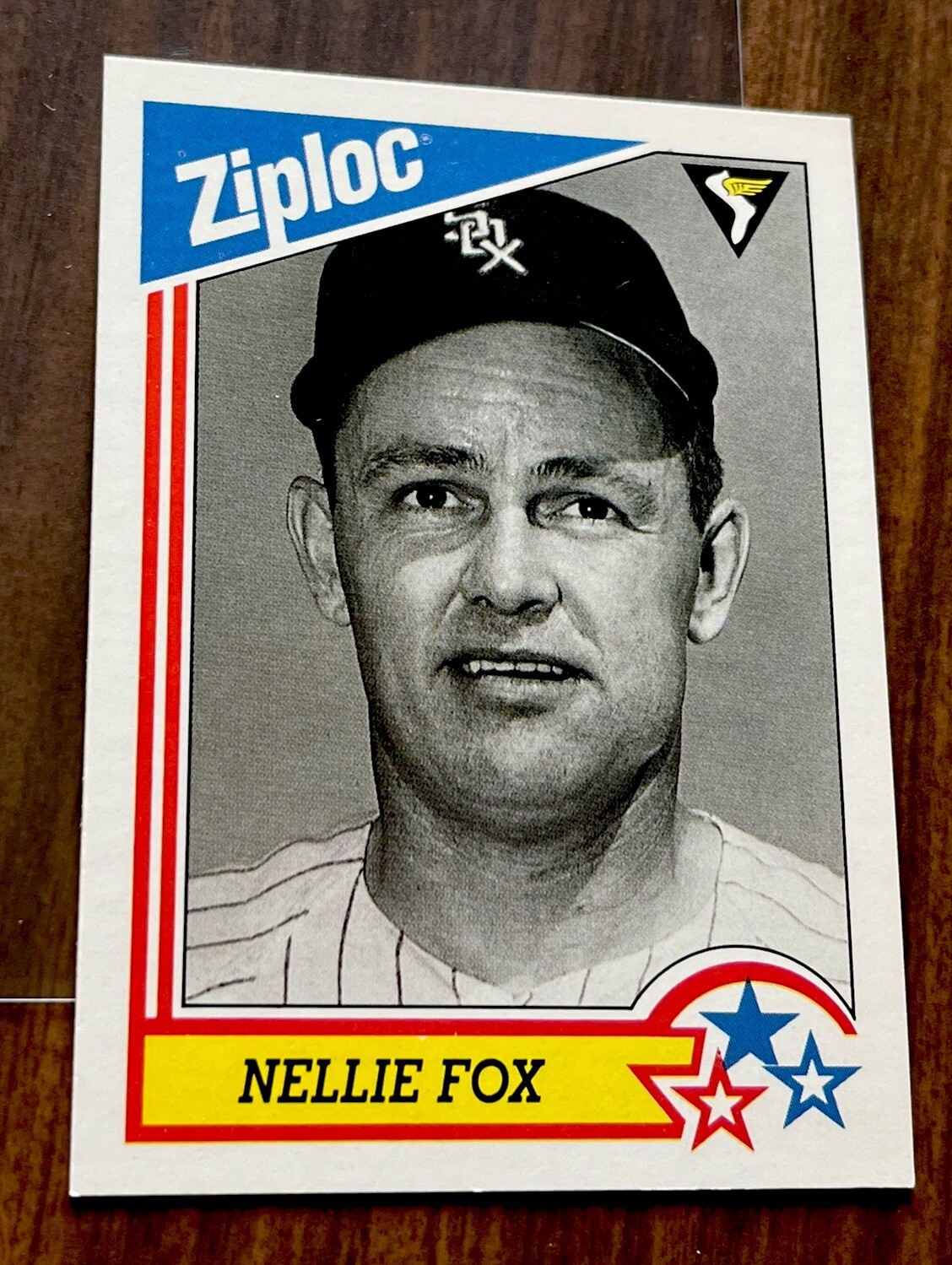 1992 DowBrands Ziploc Baseball Card 9 Nellie Fox Chicago White Sox | eBay