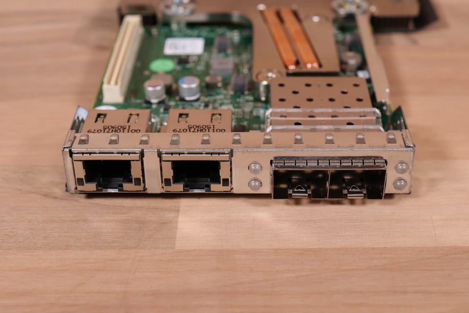 Dell 0165T0 Broadcom 57800S Quad Port SFP+ 2x10GbE RJ45 2x1GbE NIC ...