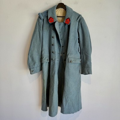 Original WW1 French Blue Horizon Trench coat m1916 | eBay
