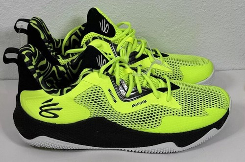 [NWOB] Under Armour Curry HOVR Splash 3 Volt Neon Green Black Lime Flow ...