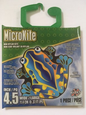 MicroKite Mini Mylar Kite BiPlane 4.75" Wide - NEW in Package | eBay