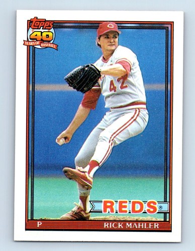 1991 Topps Rick Mahler Cincinnati Reds #363 | eBay
