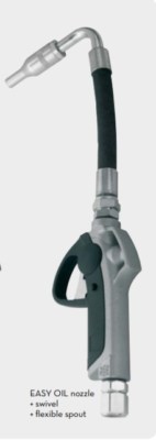 Piusi Easyoil Control Valve For Oil & Diesel with Flexi Non-Drip Nozzle ...