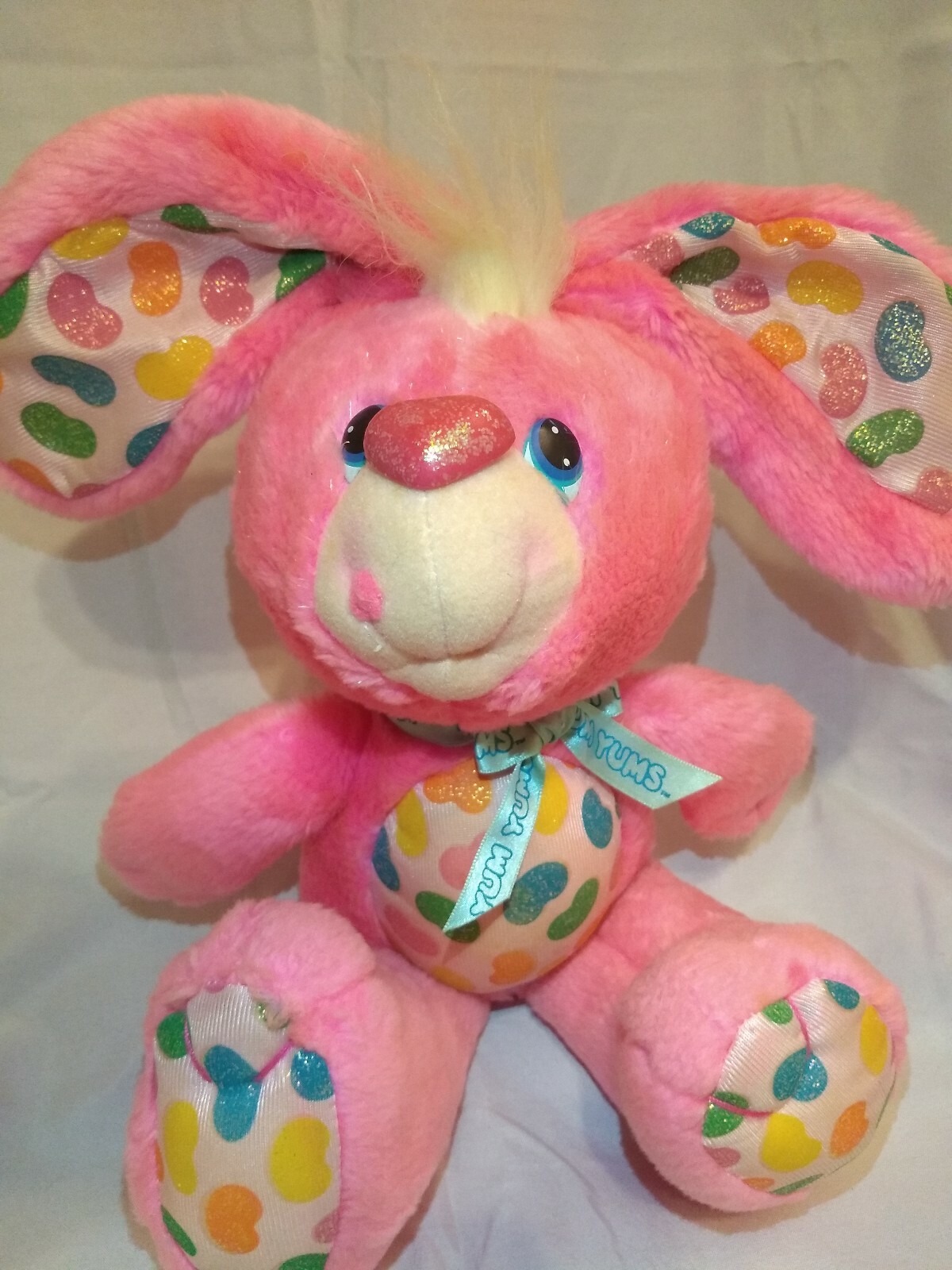 Vintage Kenner 1989 Hallmark Yum Yums Jelly Bean Bunny Rabbit Plush 18 ...