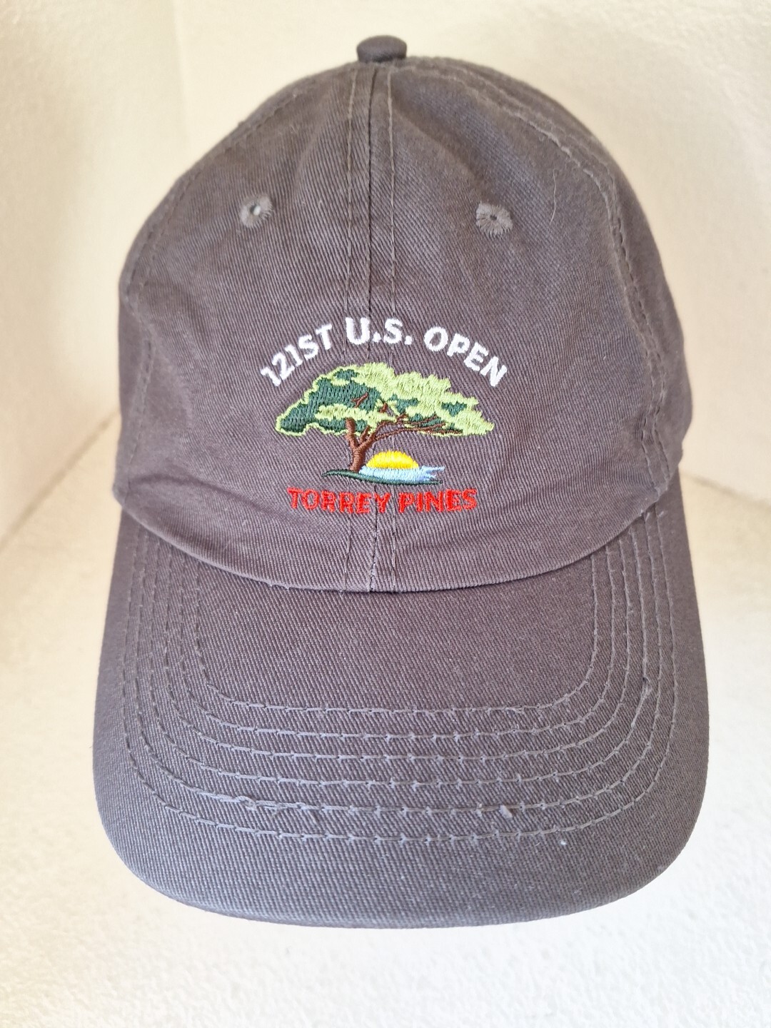 121st US Open Golf Hat Torrey Pines Gray USGA Member Adjustable Buckle ...