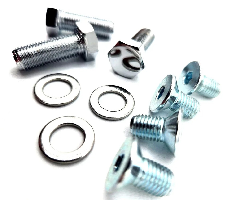 Small Block Chevy SBC Upper and Lower Pulley Bolts for Aluminum Pulleys ...