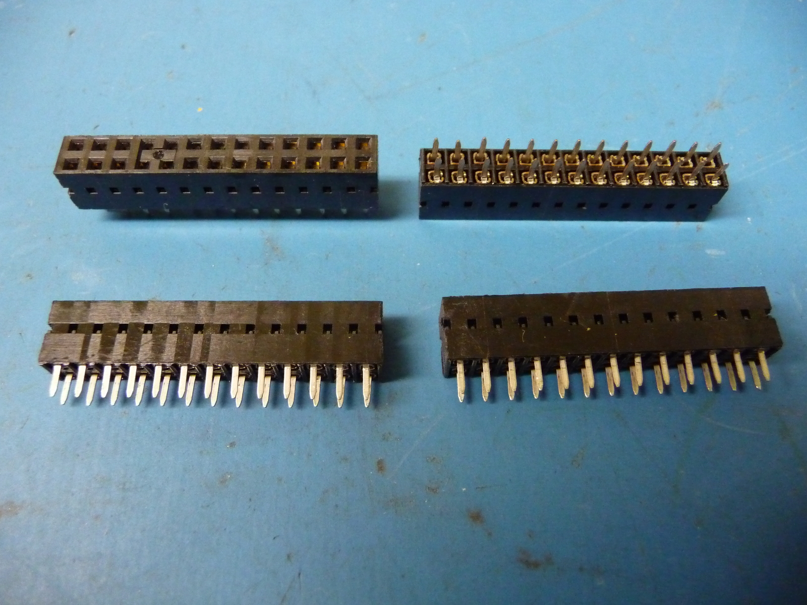 AMP 1-534998-3 Qty of 20 per Lot Conn Socket Strip RCP 26 POS 2.54mm ...