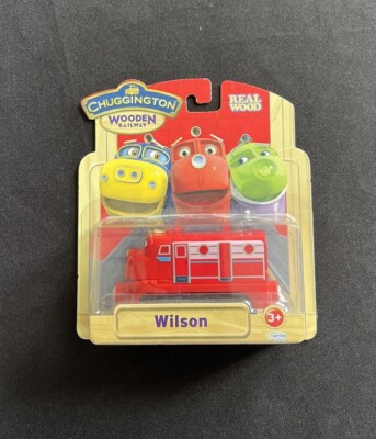 2010 Chuggington Wooden Railway Chug Patroller Wilson Red - Real Wood ...