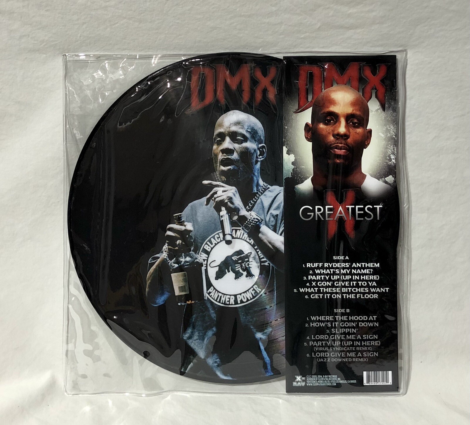 DMX - Greatest Hits, Clear with Blood Splatter Vinyl Record LP RARE New ...