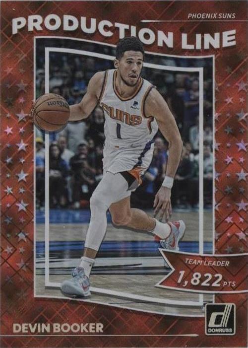 2022-23 Panini Donruss - Production Line Devin Booker #8 Diamond for ...