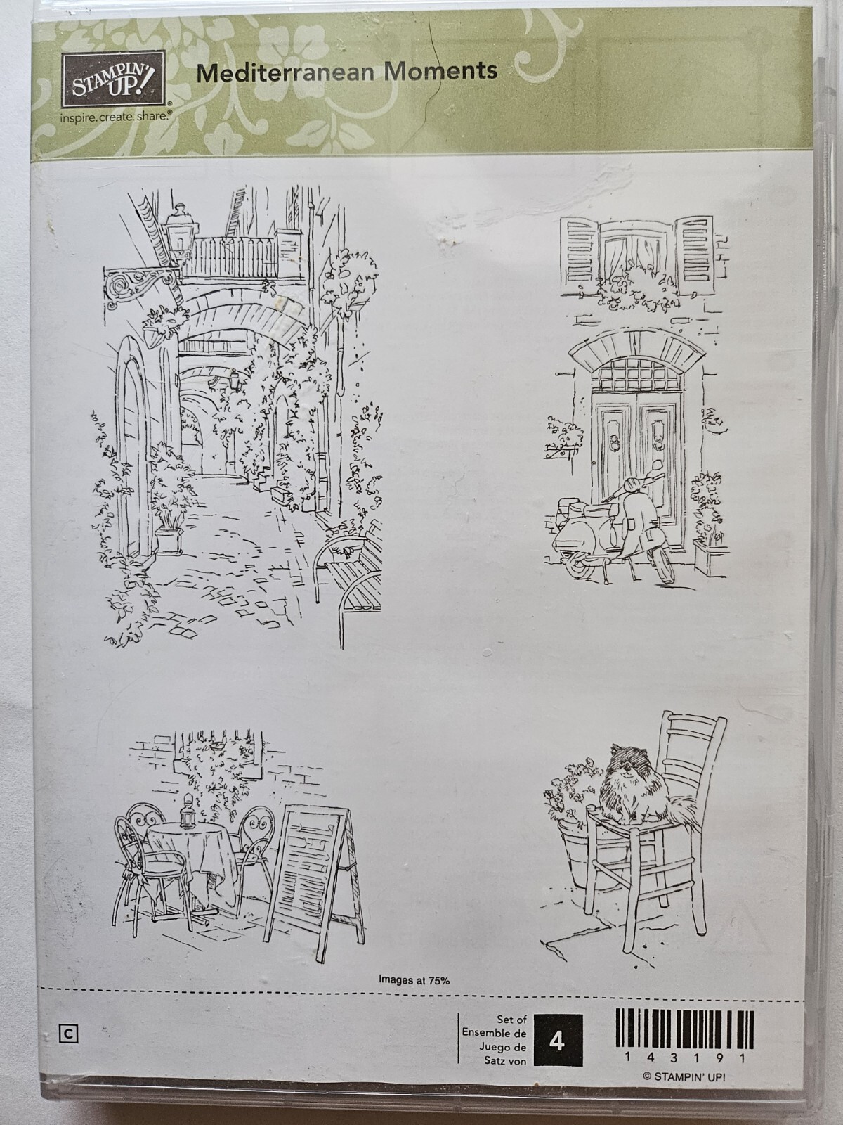 Stampin Up! MEDITERRANEAN MOMENTS Italy Greece Retired NEW | eBay