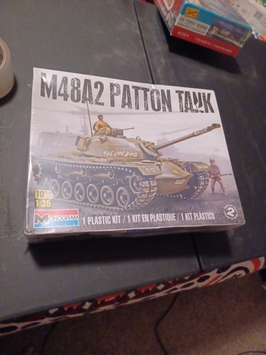 Monogram M48A2 Patton Tank - Plastic Model Kit | eBay