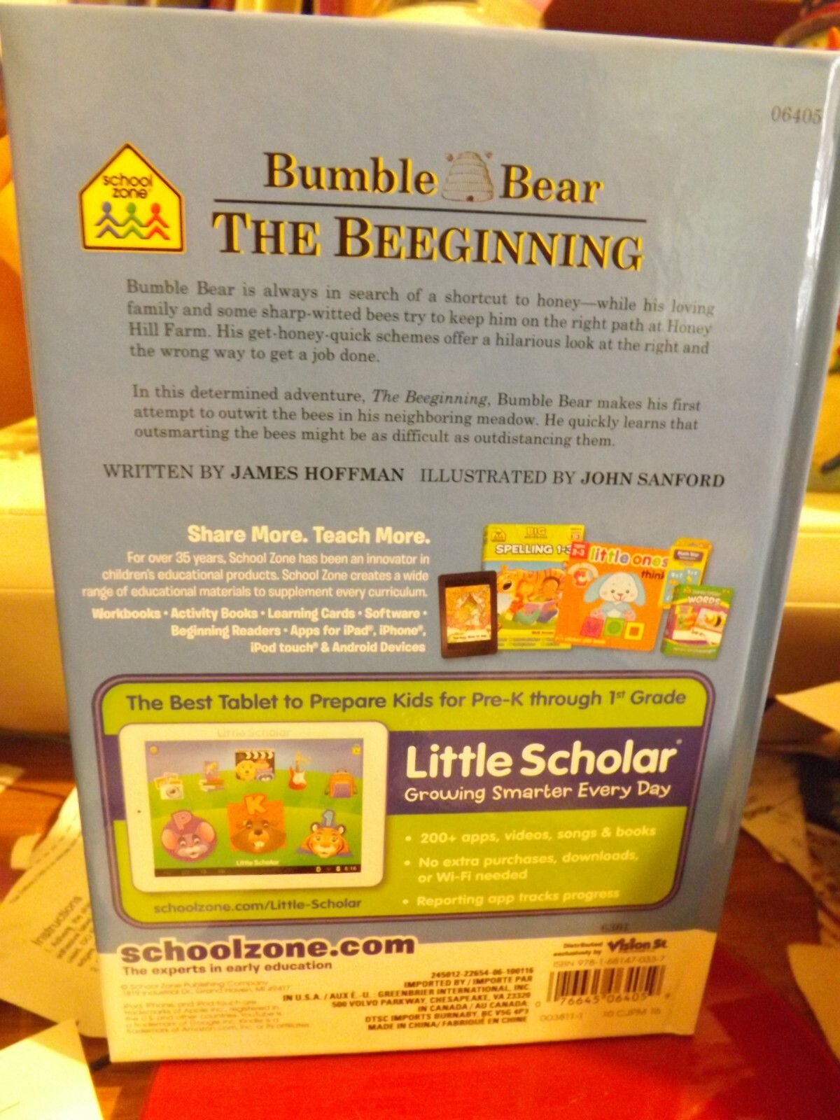 School Zone Bumble Bear Books Set of 2 Hardcover Illustrated English 25 ...
